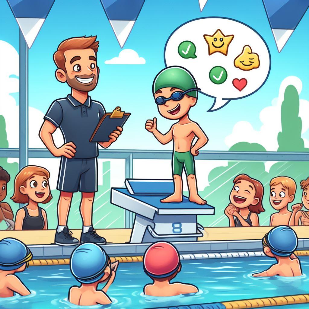 Swimming Game – Swim then Coach – Swimming Ideas