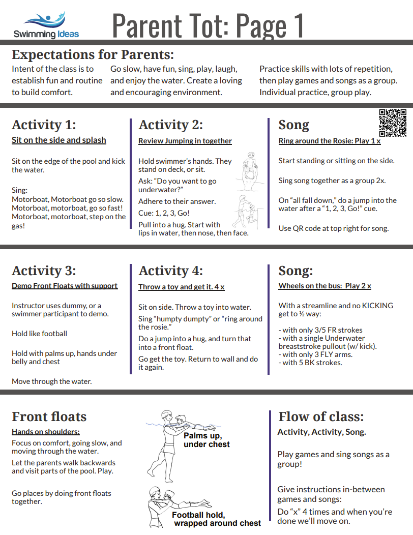 Teaching Swimming Workbook and Online Course