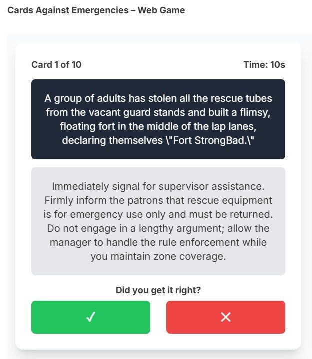 Announcing Webapp Game: Cards Against Emergencies