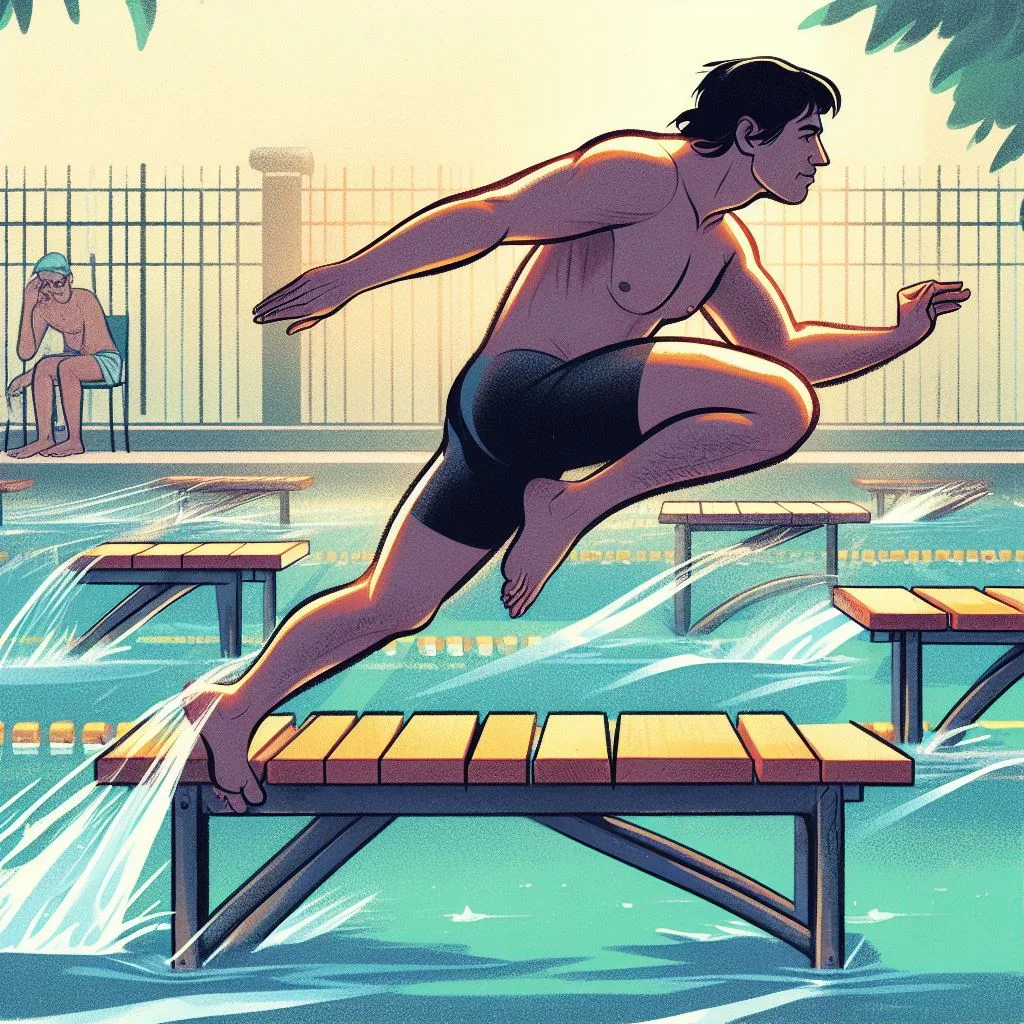 Swimming Game – Bench Crossing – Swimming Ideas