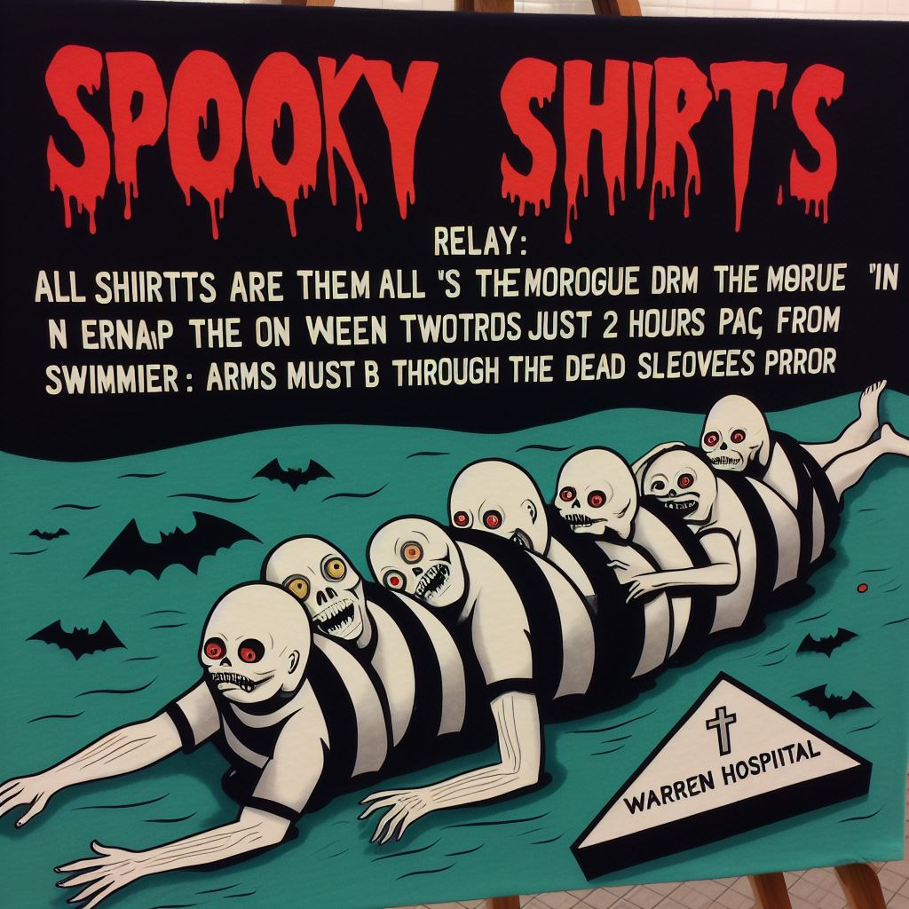 Swimming Game – Halloween Practice with Coach Drake