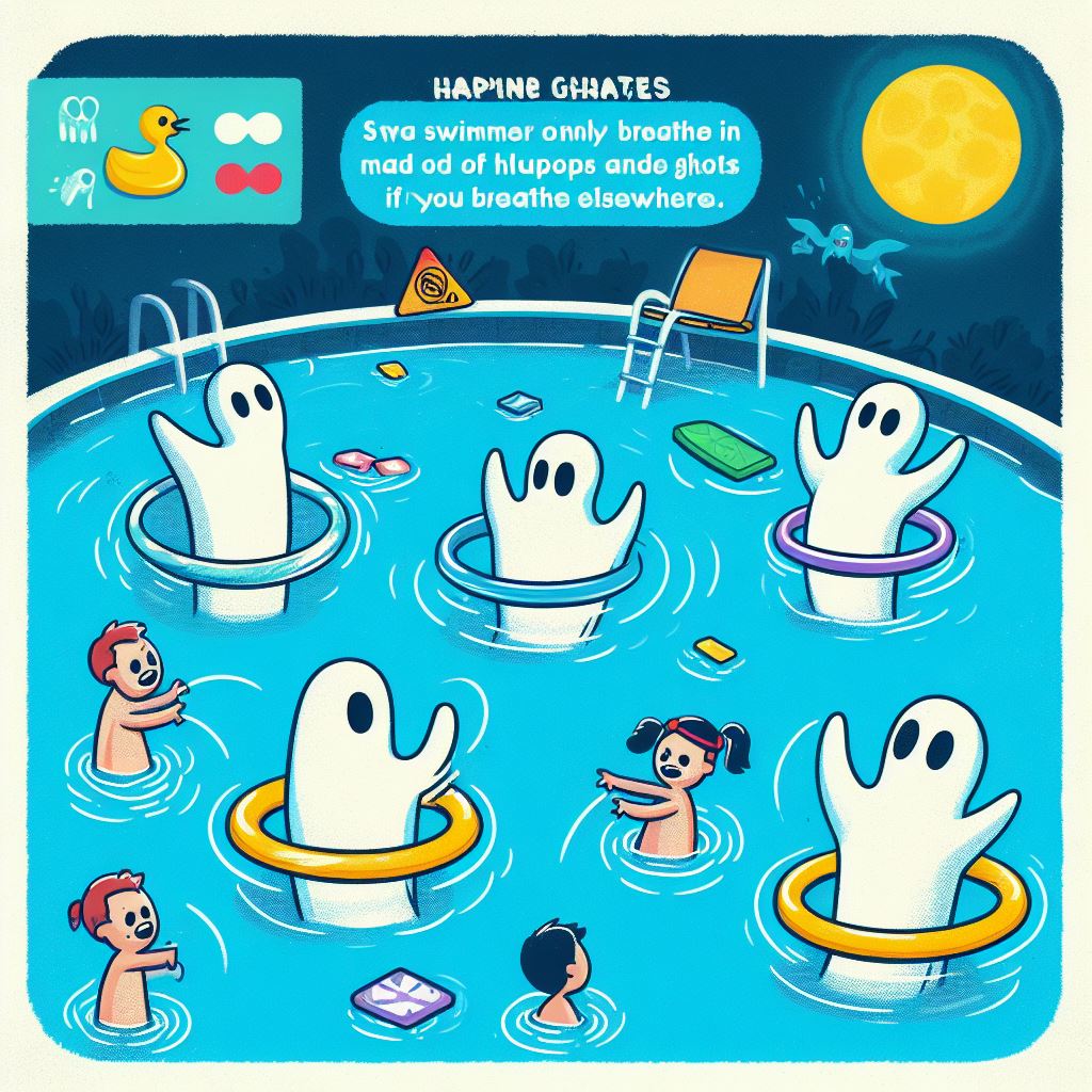 Swimming Game – Halloween Practice with Coach Drake