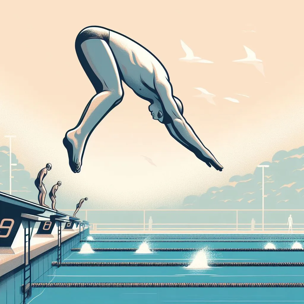 Swimming Game – 6 Jumps from the blocks – Swimming Ideas