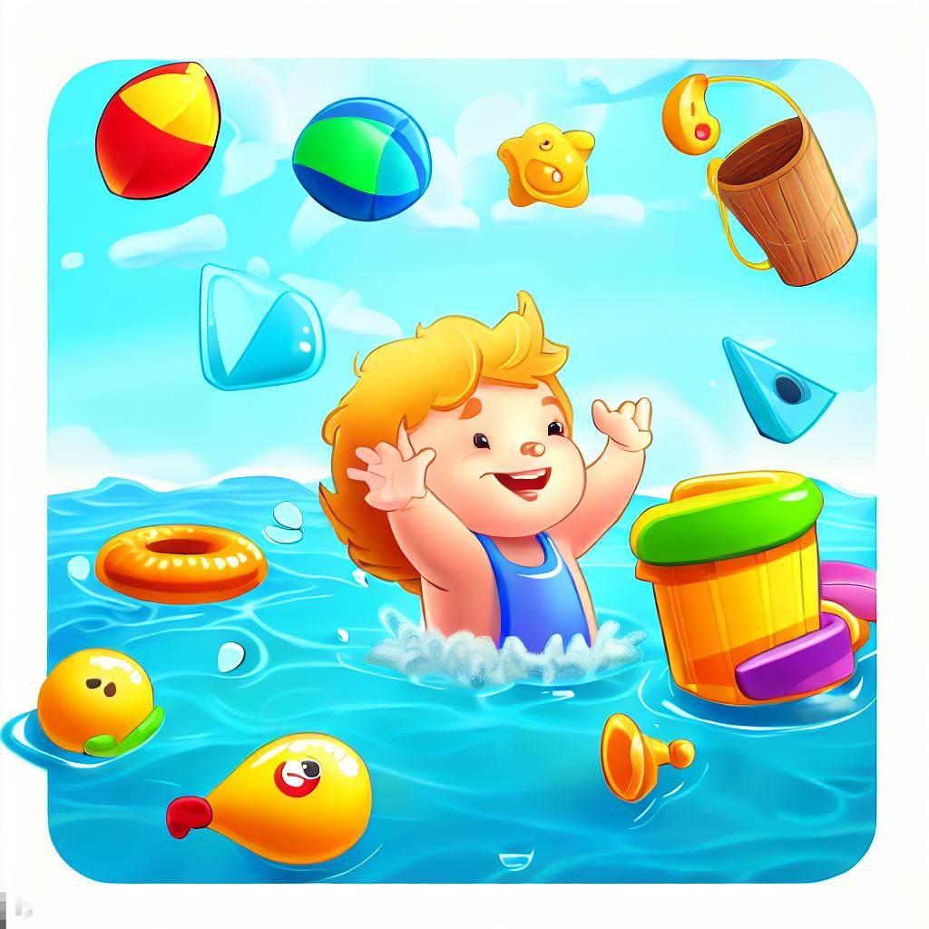 Swimming Game – Toy Toss – Swimming Ideas