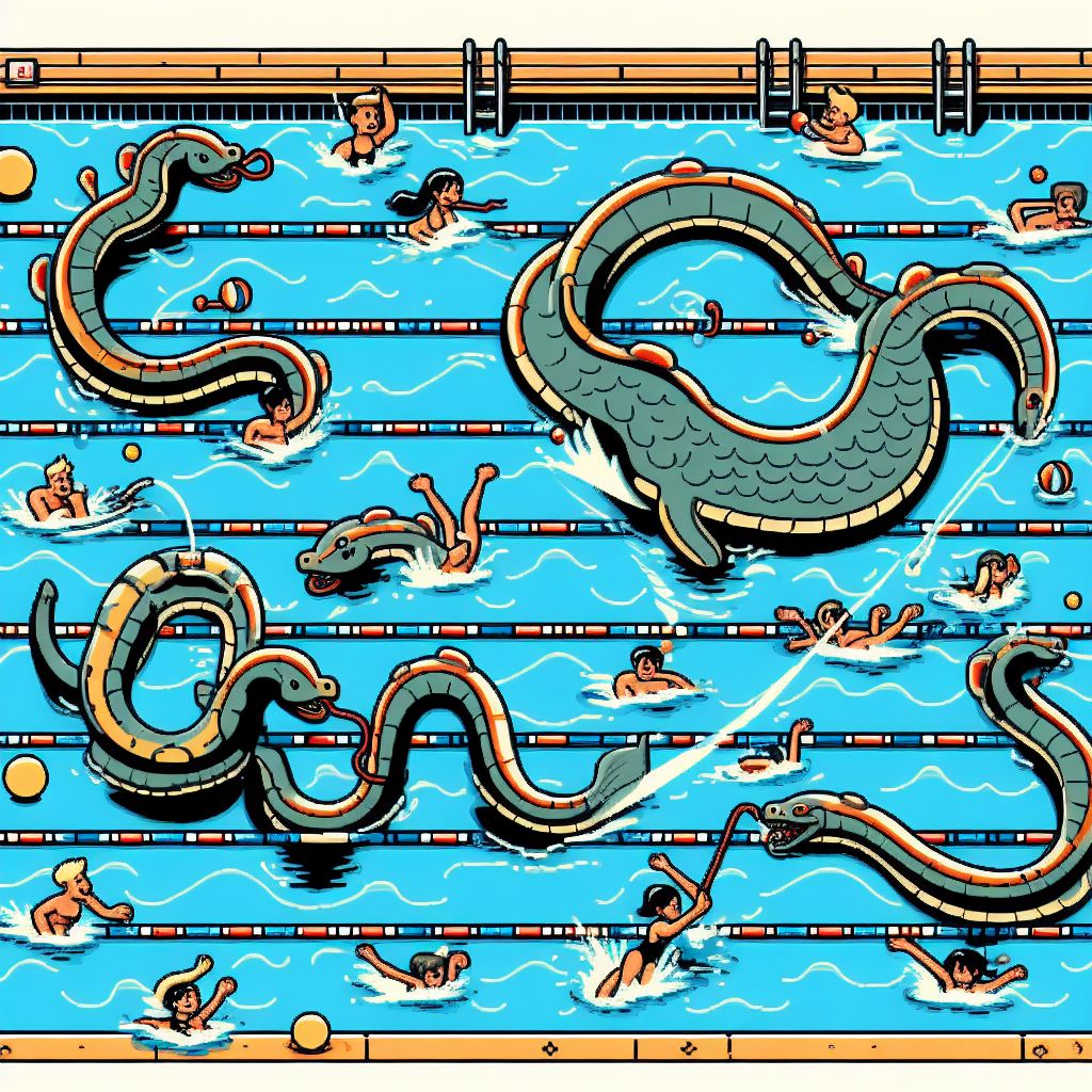 Swimming Game – Halloween Practice with Coach Drake